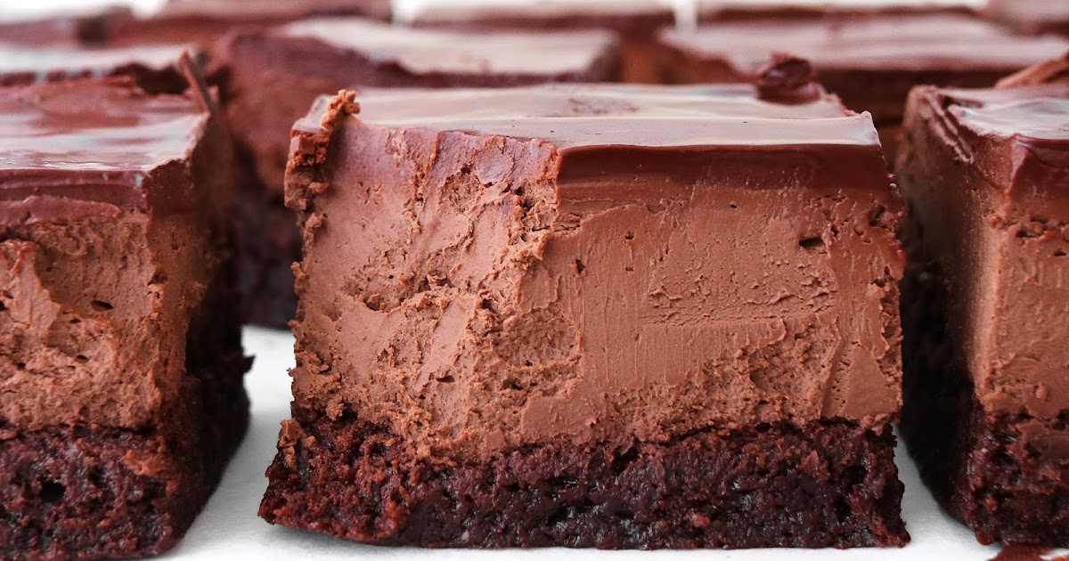 Triple Chocolate Cheesecake Bars | The Little Blog Of Vegan