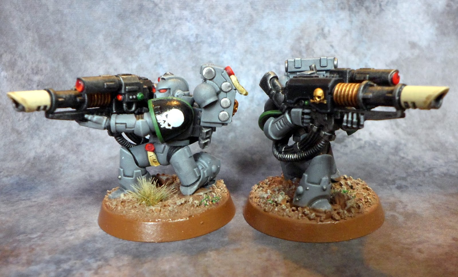 WeeMen: Relictors Space Marine 4th Company - Devastator Squad w/ Lascannons