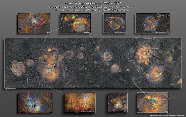 Astro Anarchy: A new mosaic image from Taurus to Perseus 2009-2021