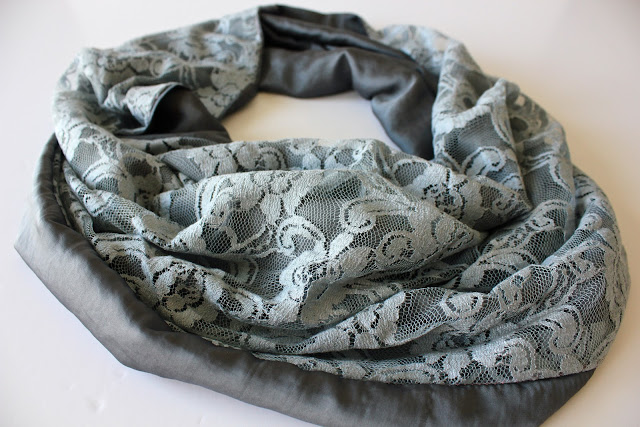 Single Loop Lace Infinity Scarf Tutorial | Sweet Verbena