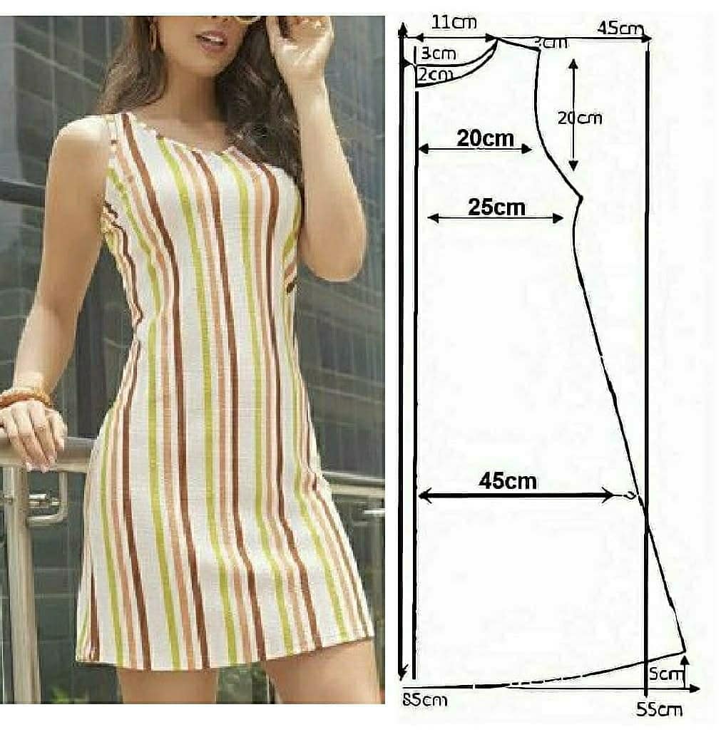 Costura DIY : Medidas y patrones de vestidos ~ Remeras Personalizadas