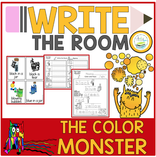 THE COLOR MONSTER WRITE THE ROOM ~ Book Units by Lynn
