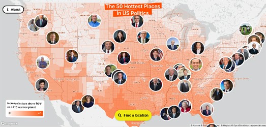 Maps Mania: Turning the Heat on Politicians