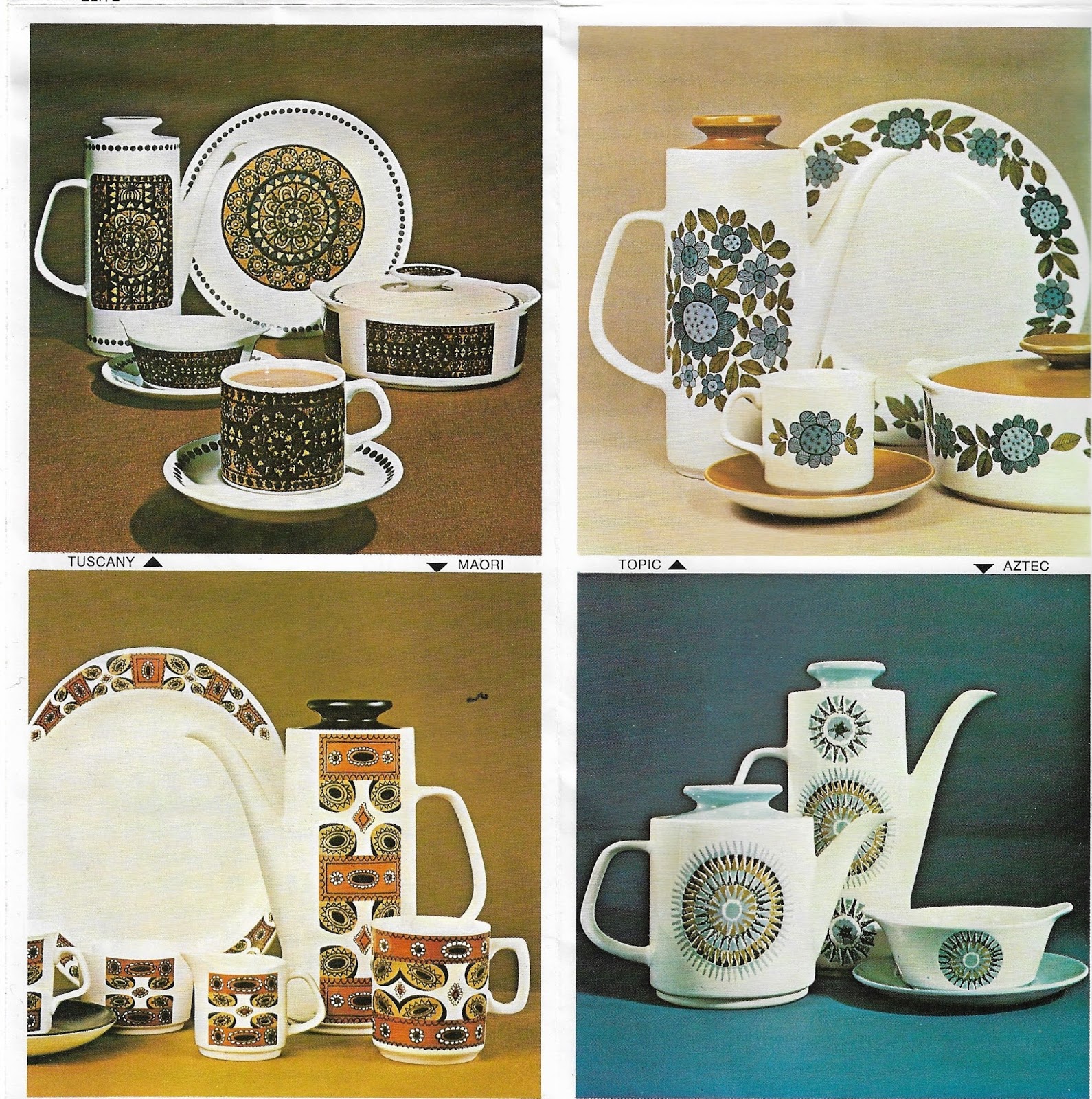 Space Vintage and Retro: J&G Meakin Catalogue 1972