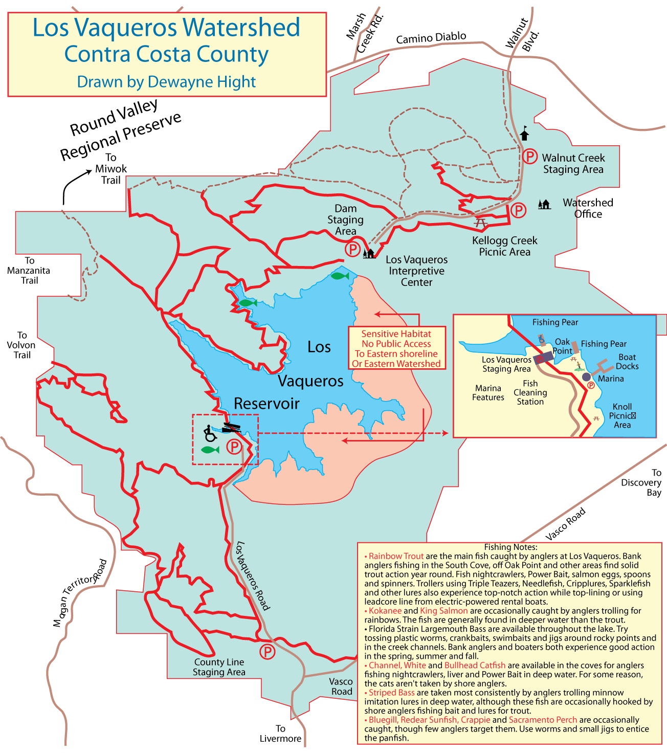 Wes' Travels to California Lakes: Los Vaqueros Reservoir - Contra Costa ...