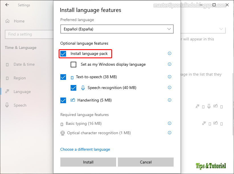 Cara Mudah Mengubah Bahasa Input di Windows 10/11 - Mastertipsorialindo