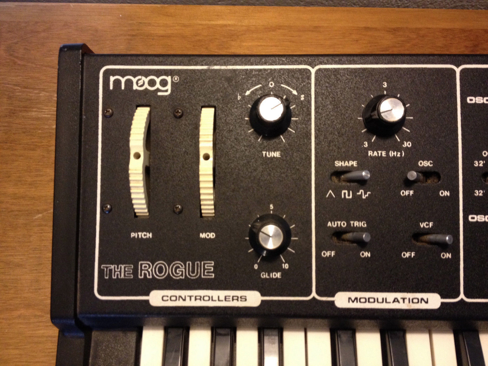 MATRIXSYNTH: MOOG ROGUE Vintage ANALOG Synthesizer SN 5828