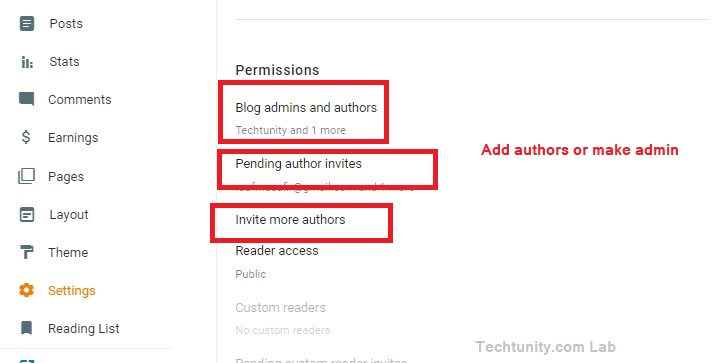 Author Invitation in Blogger; Step by Step Guidance