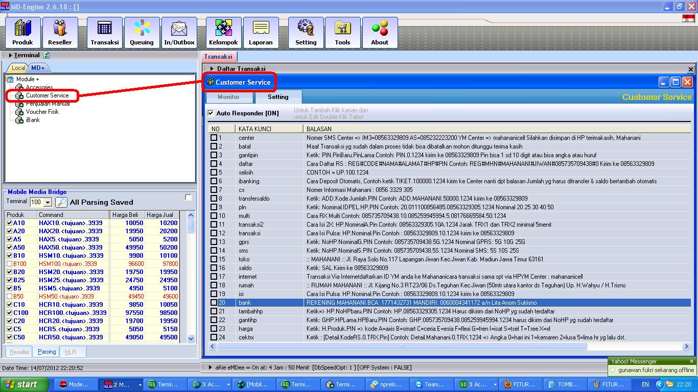 Fitur MD Engine - Software Pulsa | MD Engine™