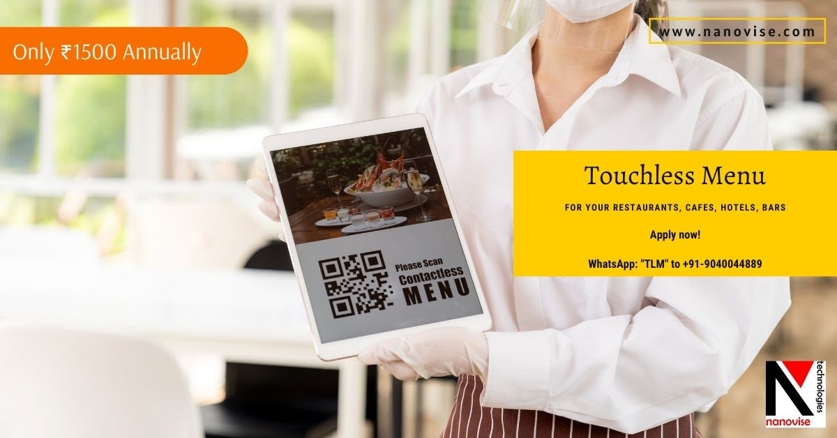 Tochless Menu For Restaurants | Nanovise Technologies: Why Do You Need ...