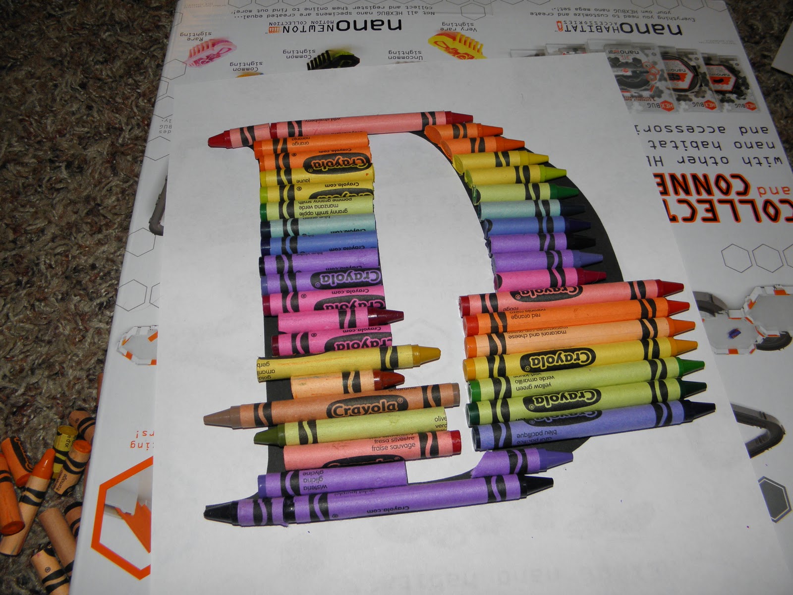 luvmytrio: Crayon Monogram Tutorial