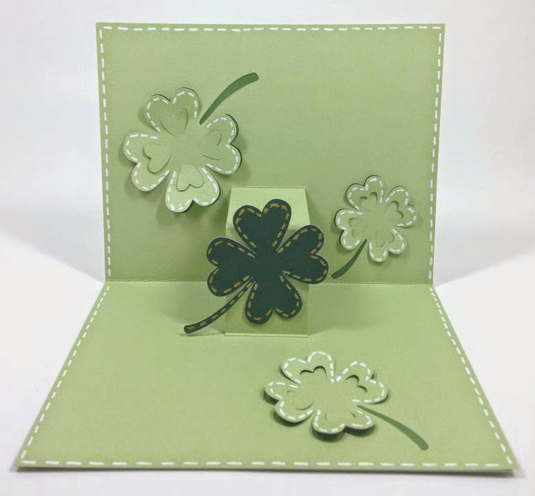 Courtney Lane Designs: Cricut Artfully Sent St. Patrick's day POP-UP card