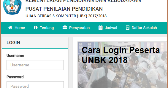 PENDIDIKAN DAN KEBUDAYAAN: Cara Login Peserta UNBK 2018 di https://ubk ...