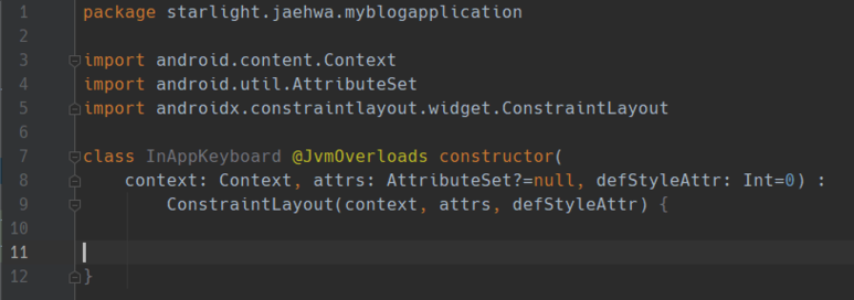 Android Custom View 만들기:별빛 연구소(Starlight Lab)