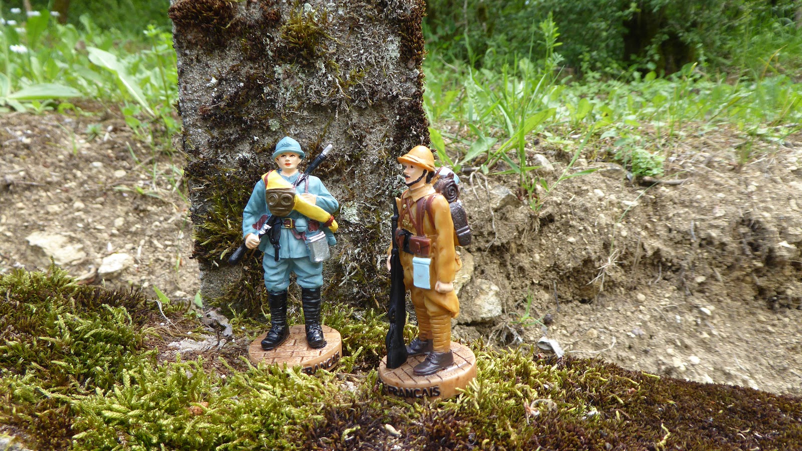 Toy soldiers and real battles: The WW1 Verdun trenches