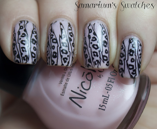 Samarium's Swatches: Yesterday's Mani + Stamped! *UPDATED with matte pics!*