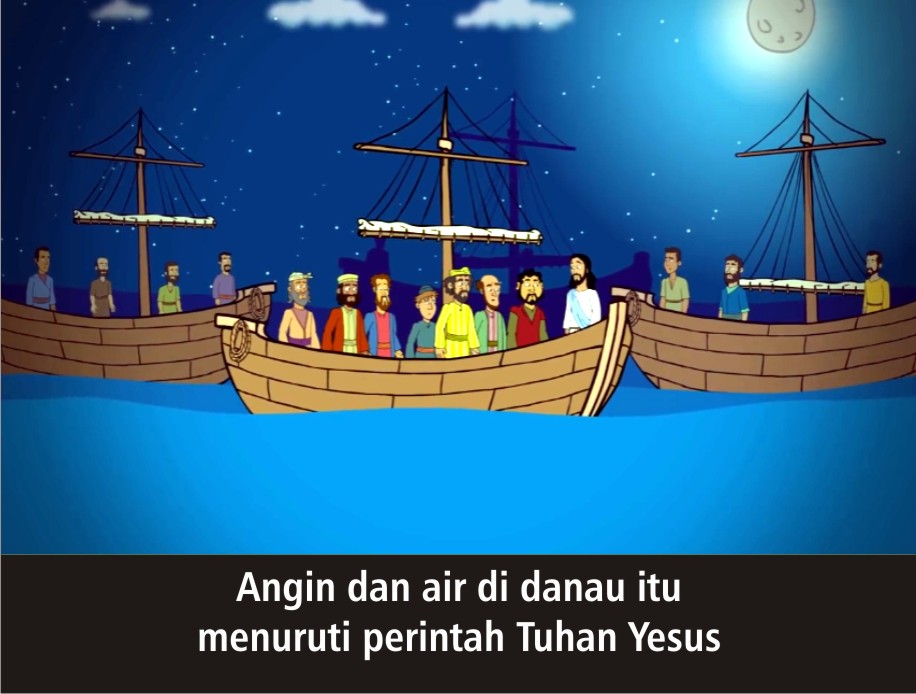 Komik Alkitab Anak: Tuhan Yesus Meredakan Angin Ribut