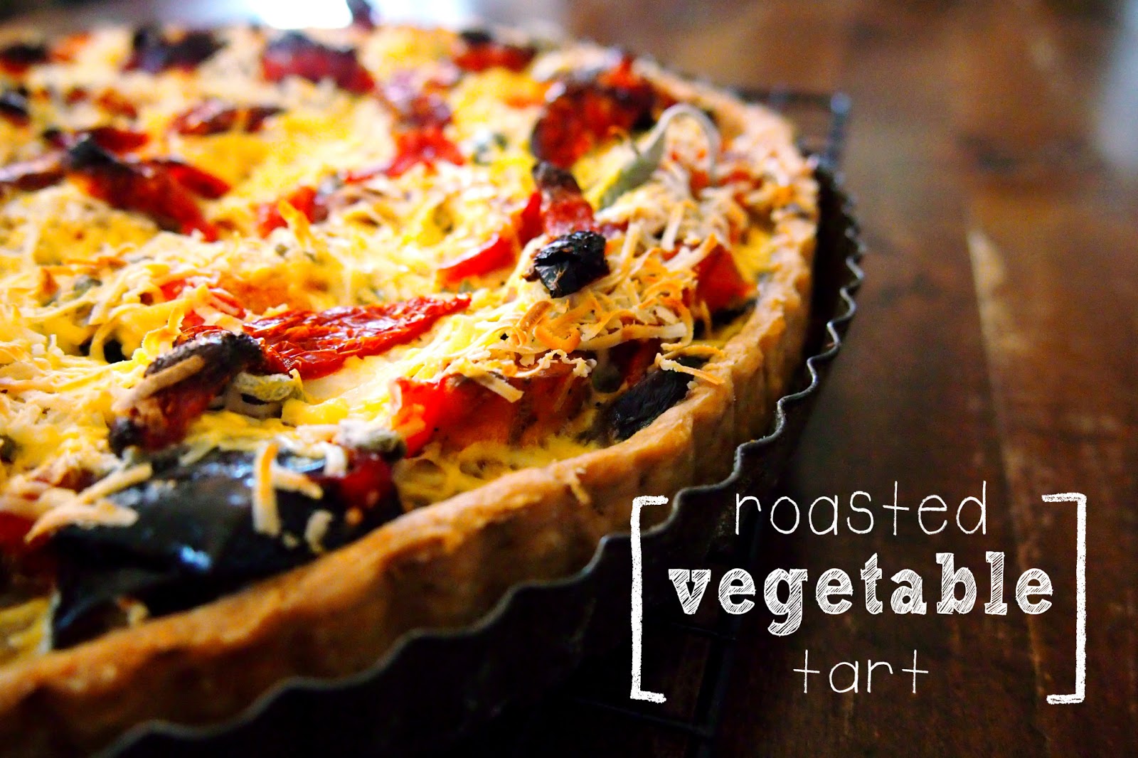 On High Occasions: Roasted Vegetable Tart