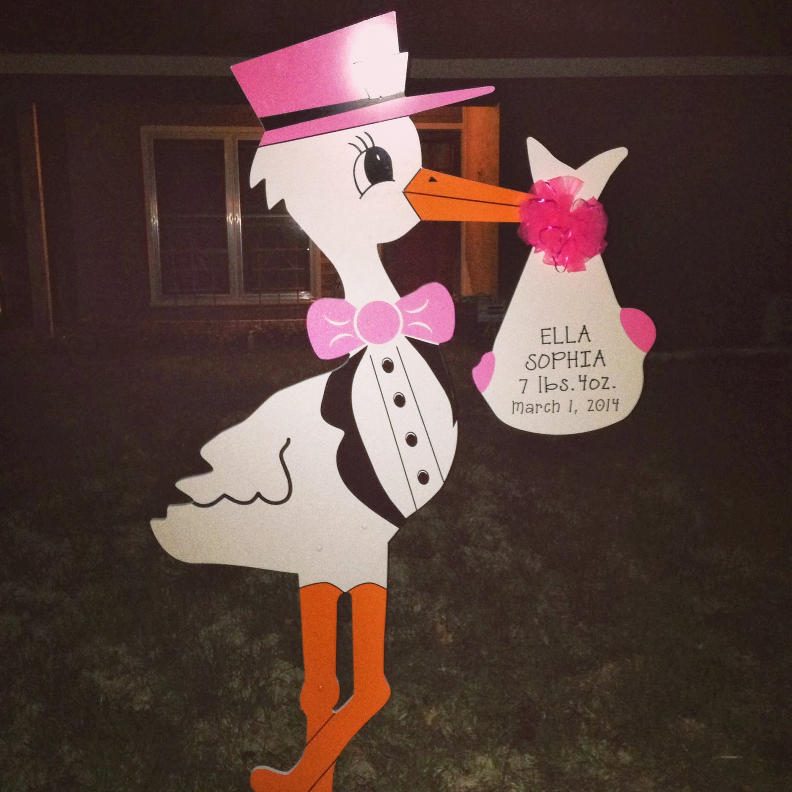 Lone Star Storks: Busy Stork Drops!! Stork Sign Rental - Dallas, TX