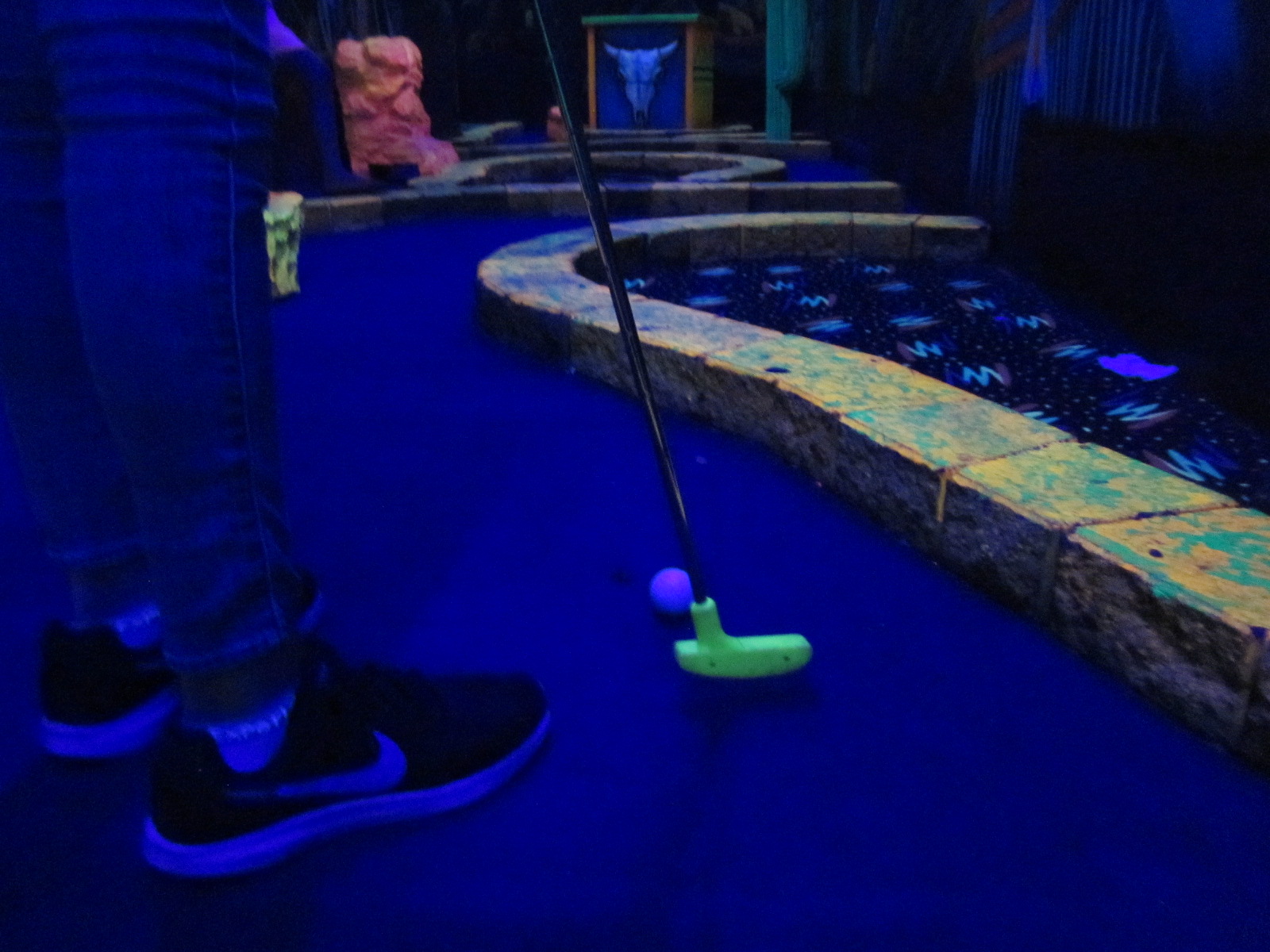 Travel NC With Kids: Black Light Mini Golf in Cherokee