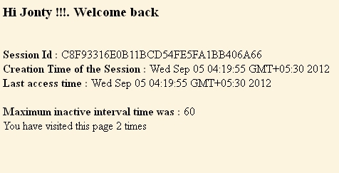 How to do Session Management in JSP and Servlets using its methods and ...
