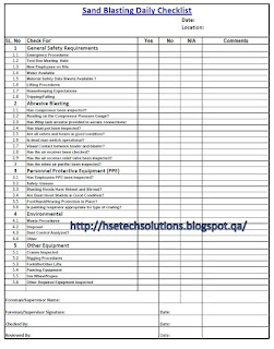 HSE Tech Solutions: Sand Blasting