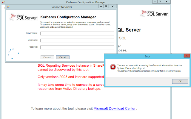 SQL Server,Powershell and more: Kerberos Configuration Manager issue ...