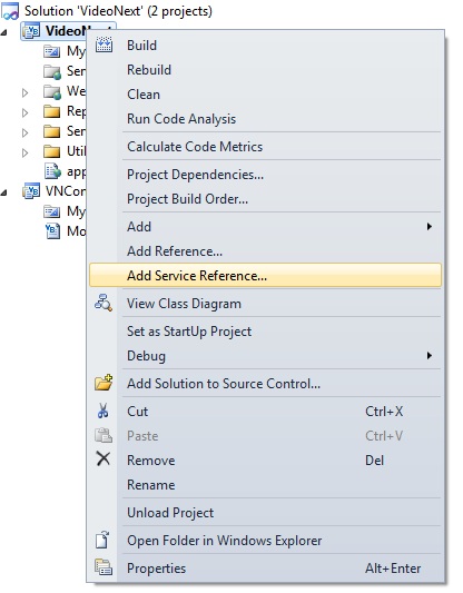 Programming Projects Creating A Vbnet Web Service In Vs 2010