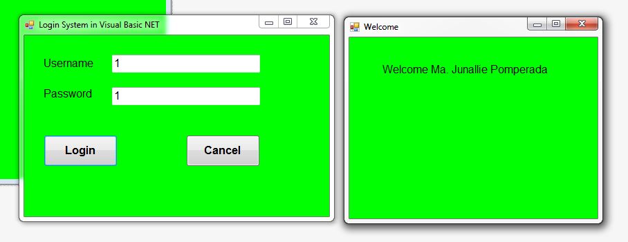 Free Programming Source Codes and Computer Programming Tutorials: Login System in Microsoft ...