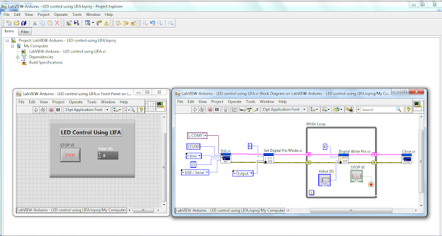 LabVIEW-Arduino - Getting Started Using LIFA Toolkit | Robotics University