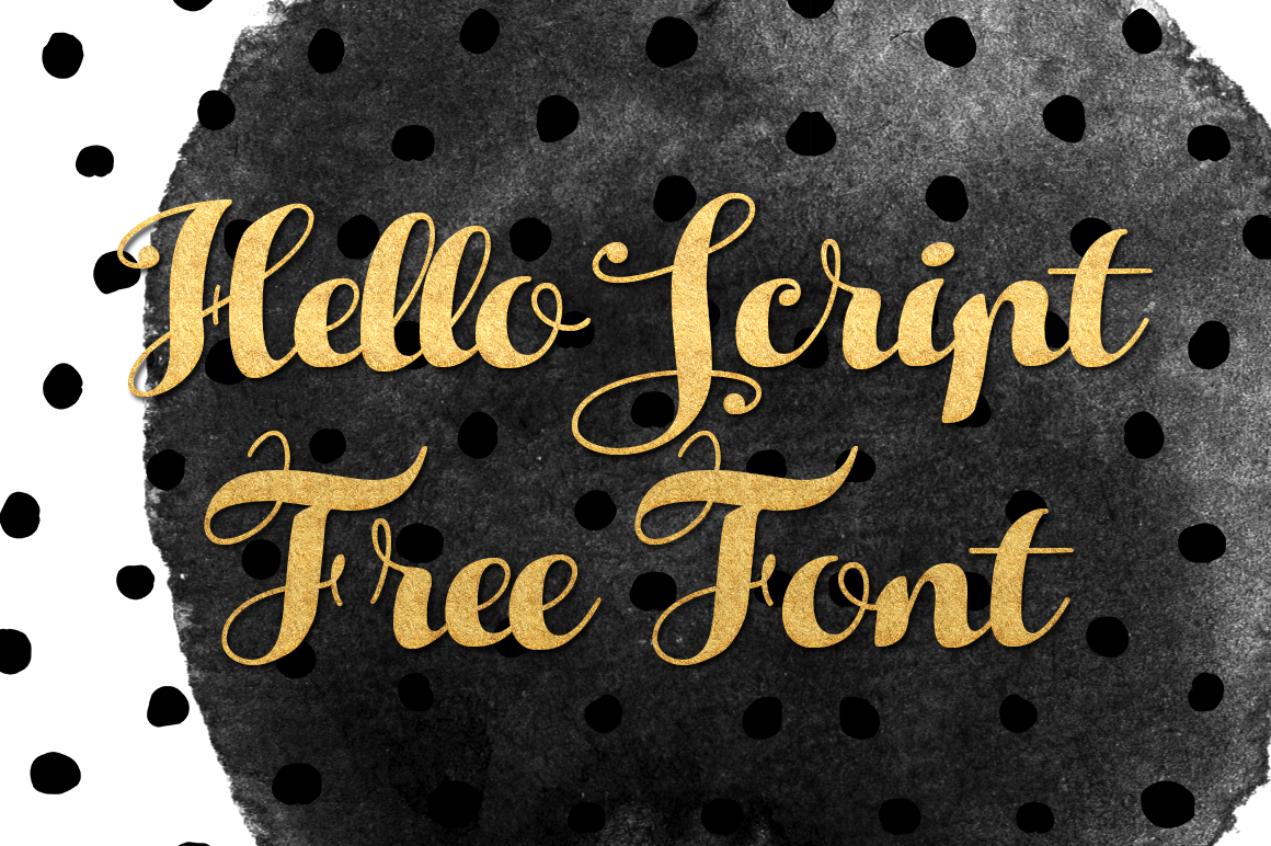 DLOLLEYS HELP: Hello Script Free Font