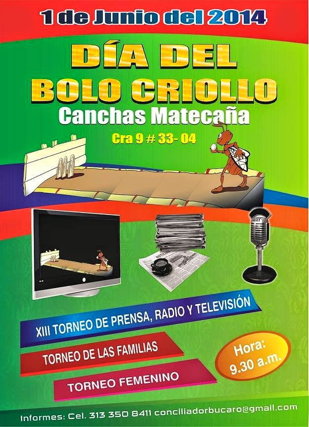 Magazín: Mundo Deportivo 2: Campeonato de bolo criollo, prensa, radio y ...