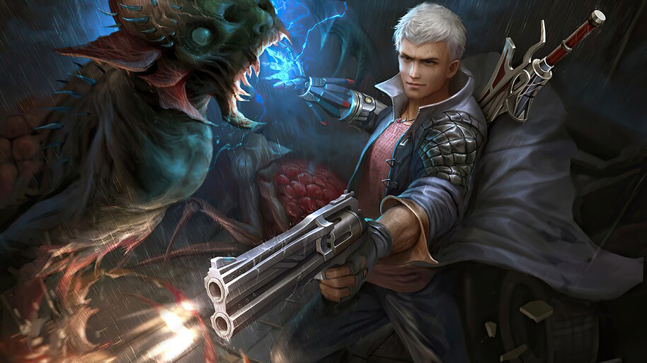 Nero, Revolver, Devil May Cry 5, 4K, #7.2469 Wallpaper PC Desktop