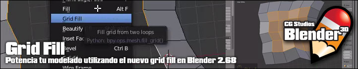 Grid fill novedad en Blender 2.68 - Edición y Postproducción Audiovisual