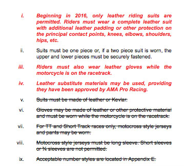 sideblog: New AMA GNC Rules