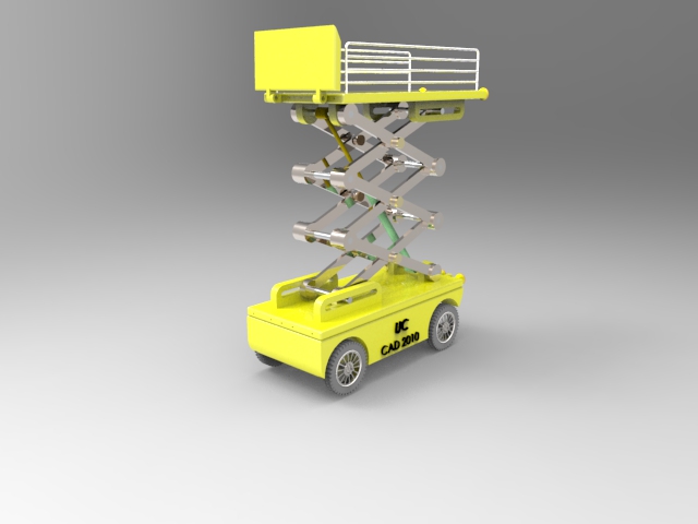 Scissor Lift - SolidWorks motion analysis with event based motion ...