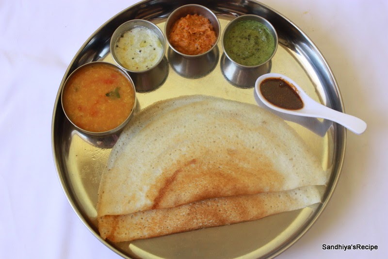 Sandhiya's Cookbook: How to make Dosa/Dosa Batter | South Indian Dosa ...