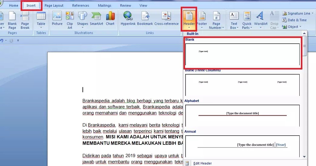 Cara Nak Buat Muka Surat Di Word - MauricioabbBarron
