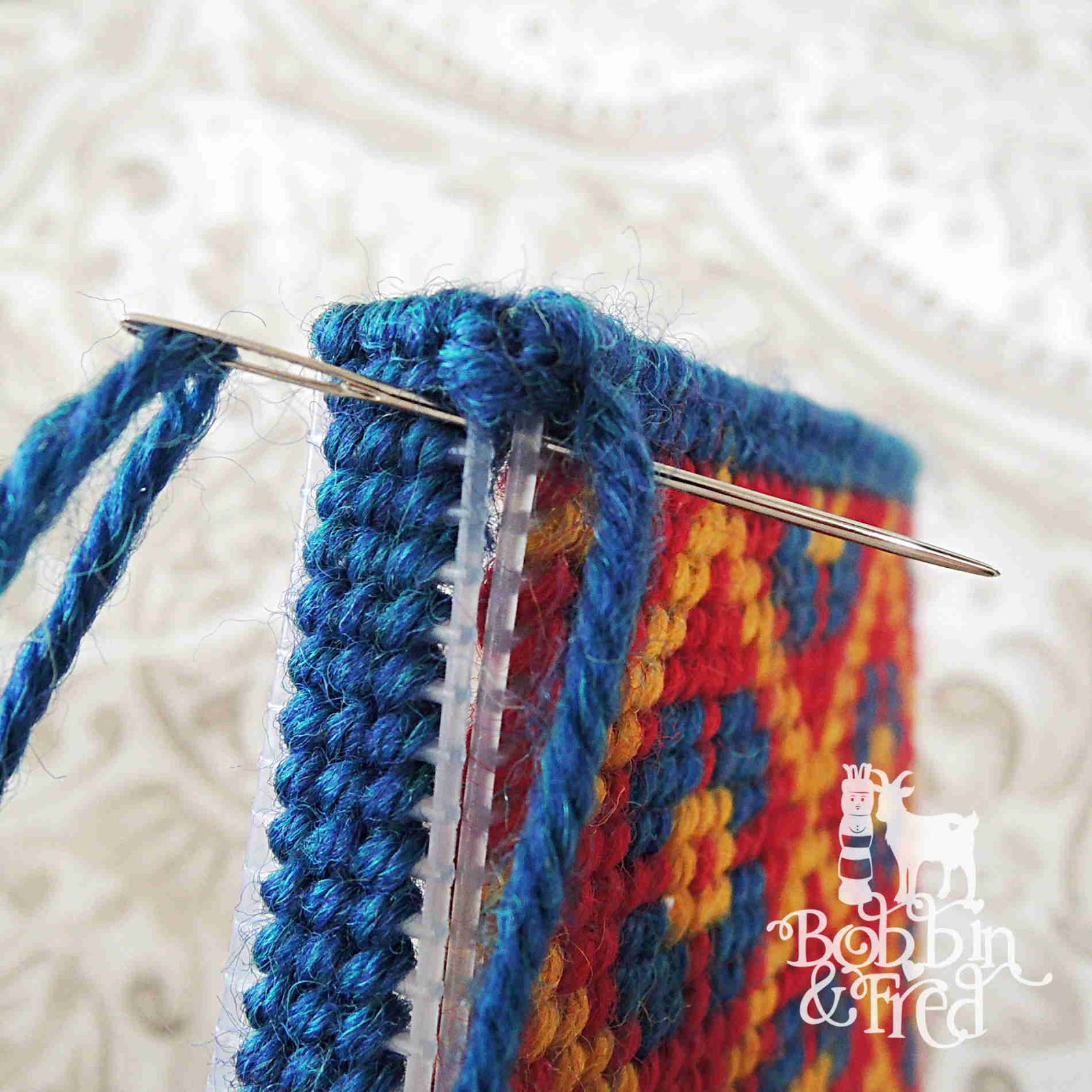 Hand Stitch SOS: Overcast Stitch Plastic Canvas | Sewing with Bobbin ...