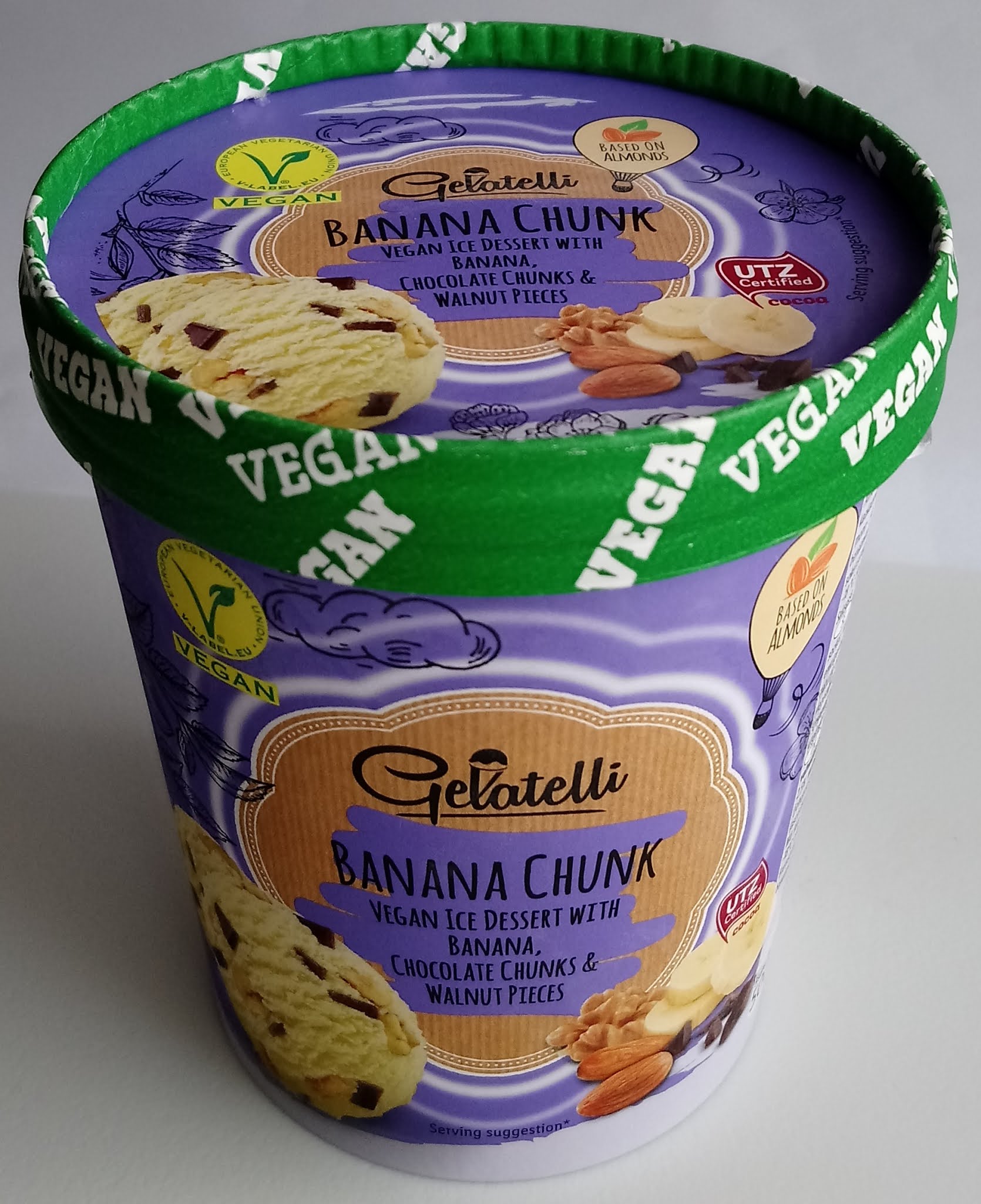 Chwile zasłodzenia: lody Gelatelli Vegan Banana Chunk