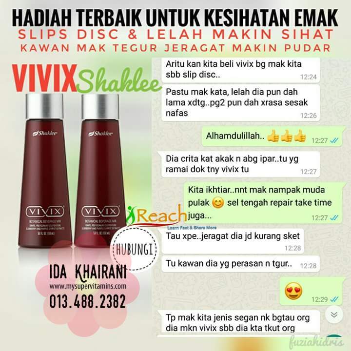 Penawar Slip Disk - Pengedar Shaklee Setia Alam - Mysupervitamins.com