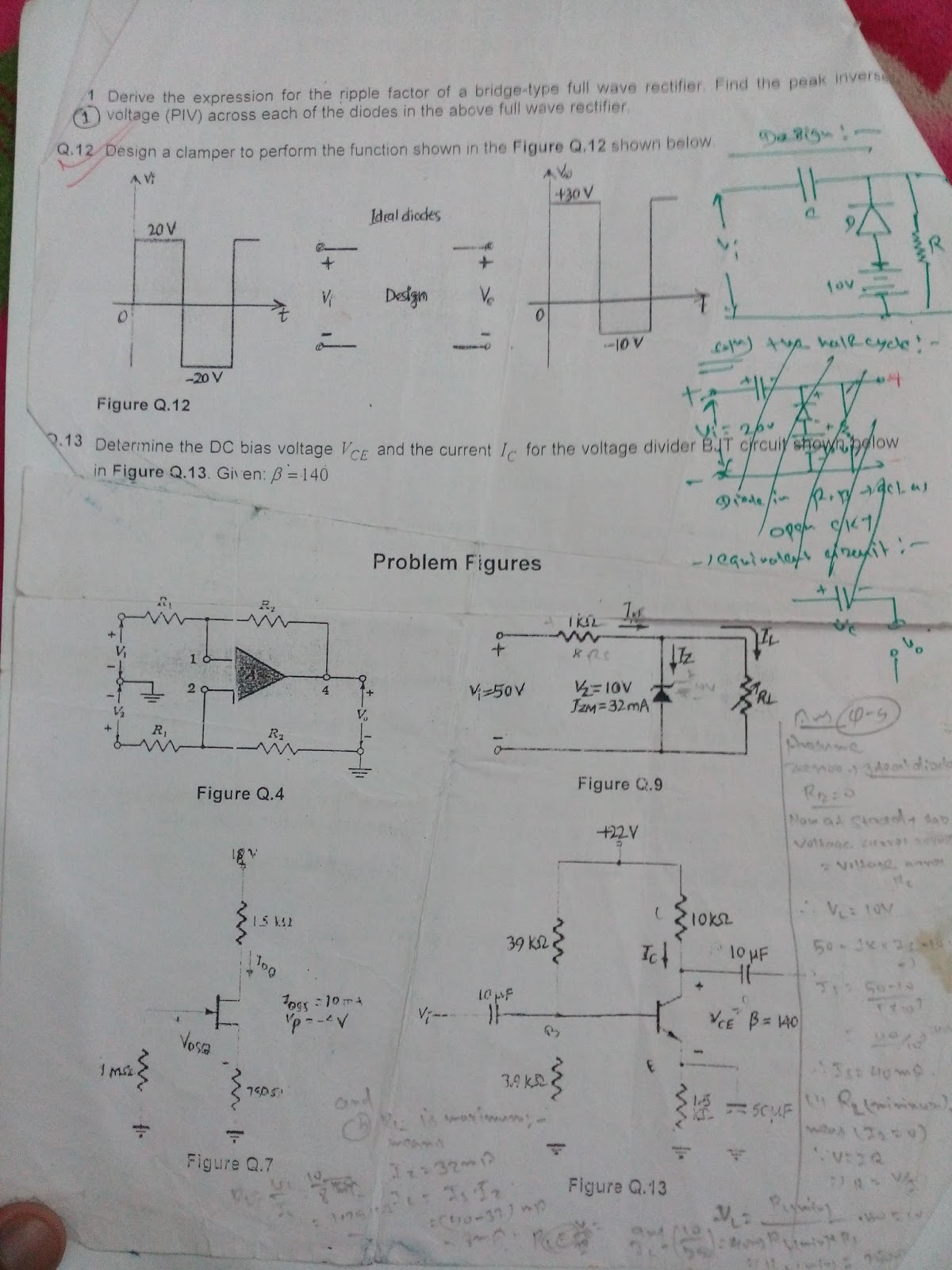 1st year Sem Papers: Principles Of Electronics