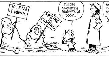 Calvin And Hobbes Snowman Army