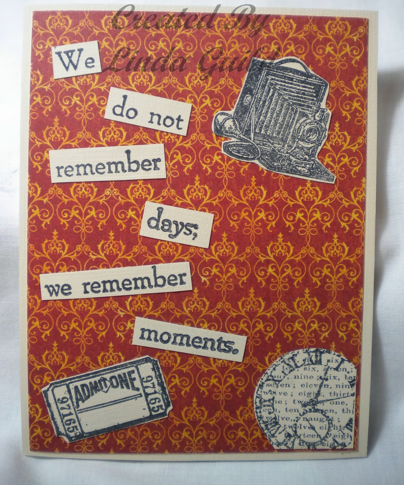 Nothin' Fancy: Collage Card