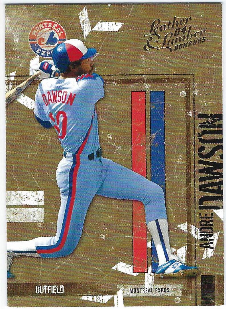 Cardboard Greats: Top 5 Cards; Andre Dawson