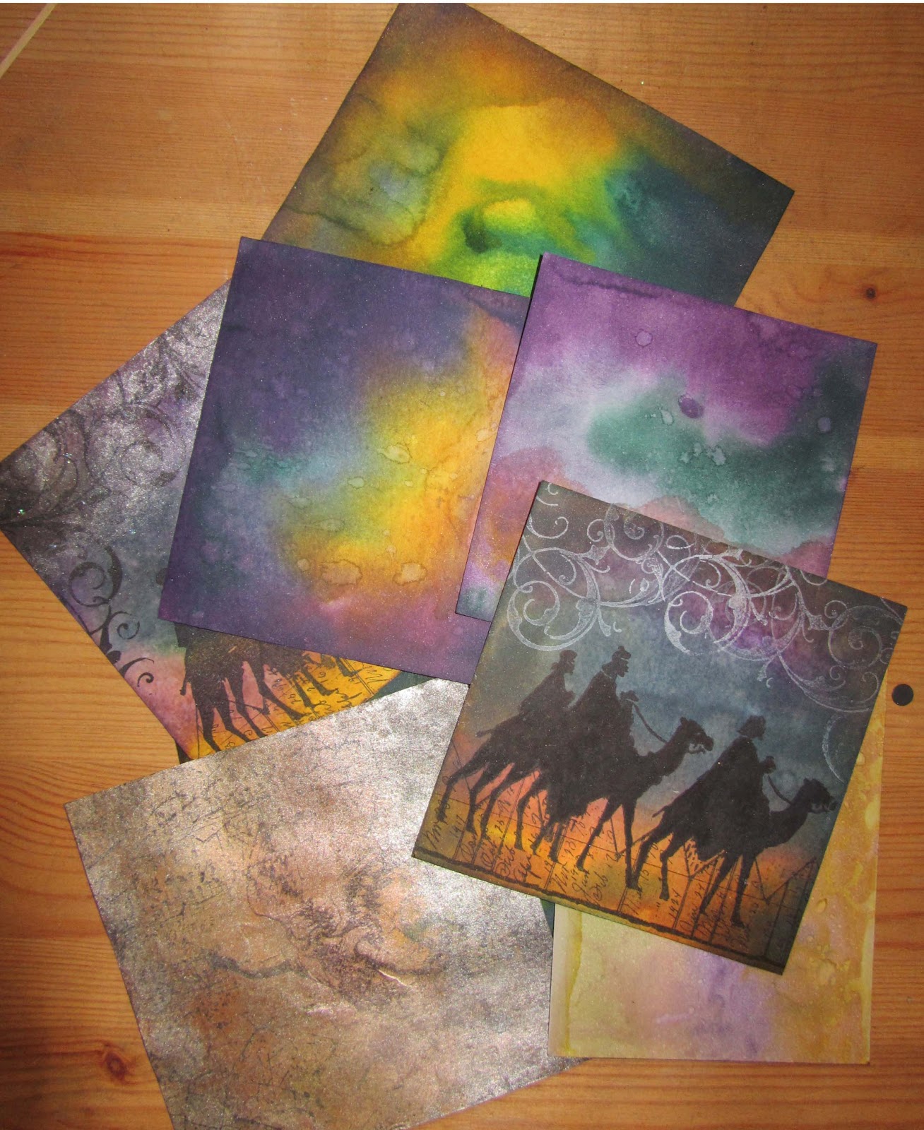 artistic craft dabbler: Blended Distress Stains for Studio L3 Challenge #21