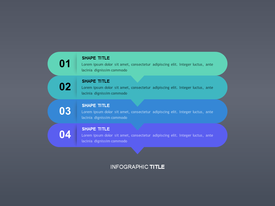 Round Box List PowerPoint Template - PowerPoint Free