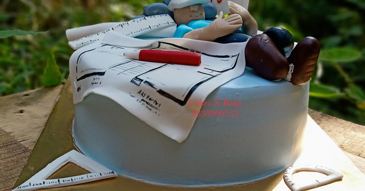 Engineering theme cake