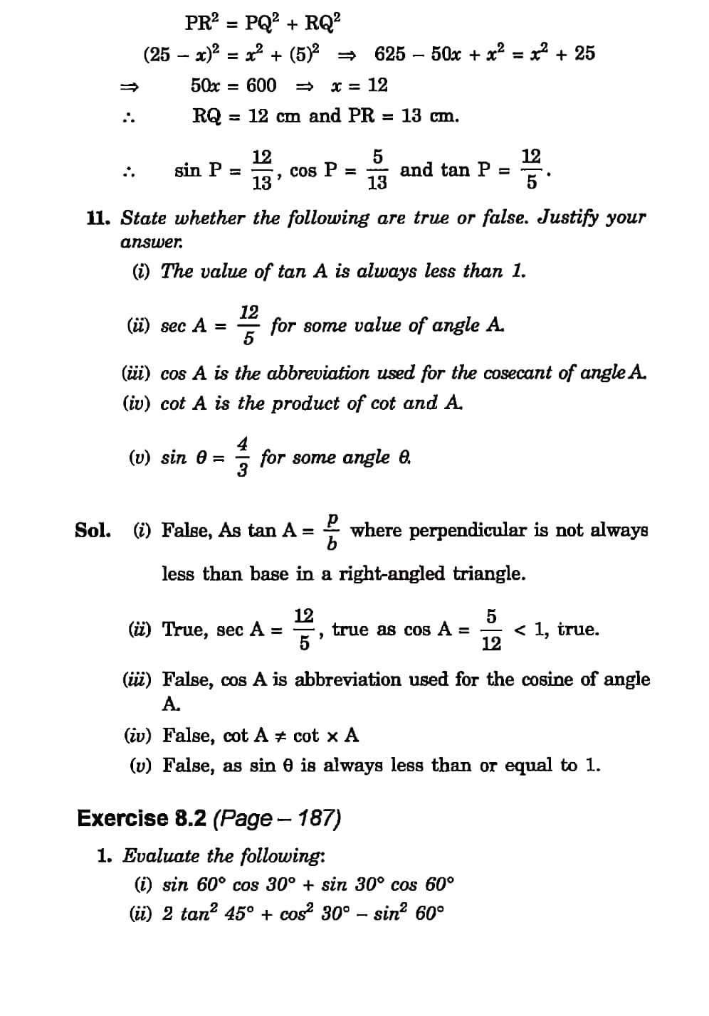 Introduction to trigonometry class 10 math - Studypur