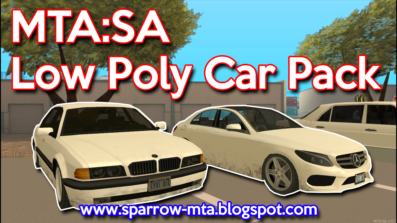 MTA SA Roleplay İçin Low Poly 21 Araç Paketi Script